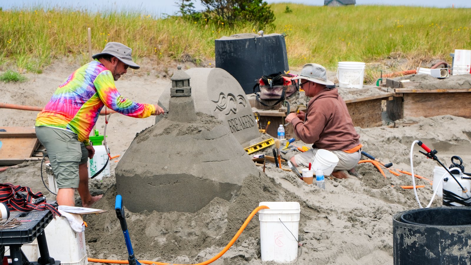Sandsations Sand Sculpture Festival in Long Beach, Washington